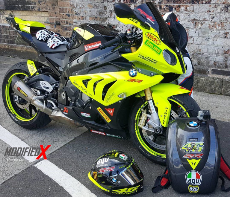 Custom Wrapped BMW S1000RR in Australia ‘Fluorescent Green’ - ModifiedX