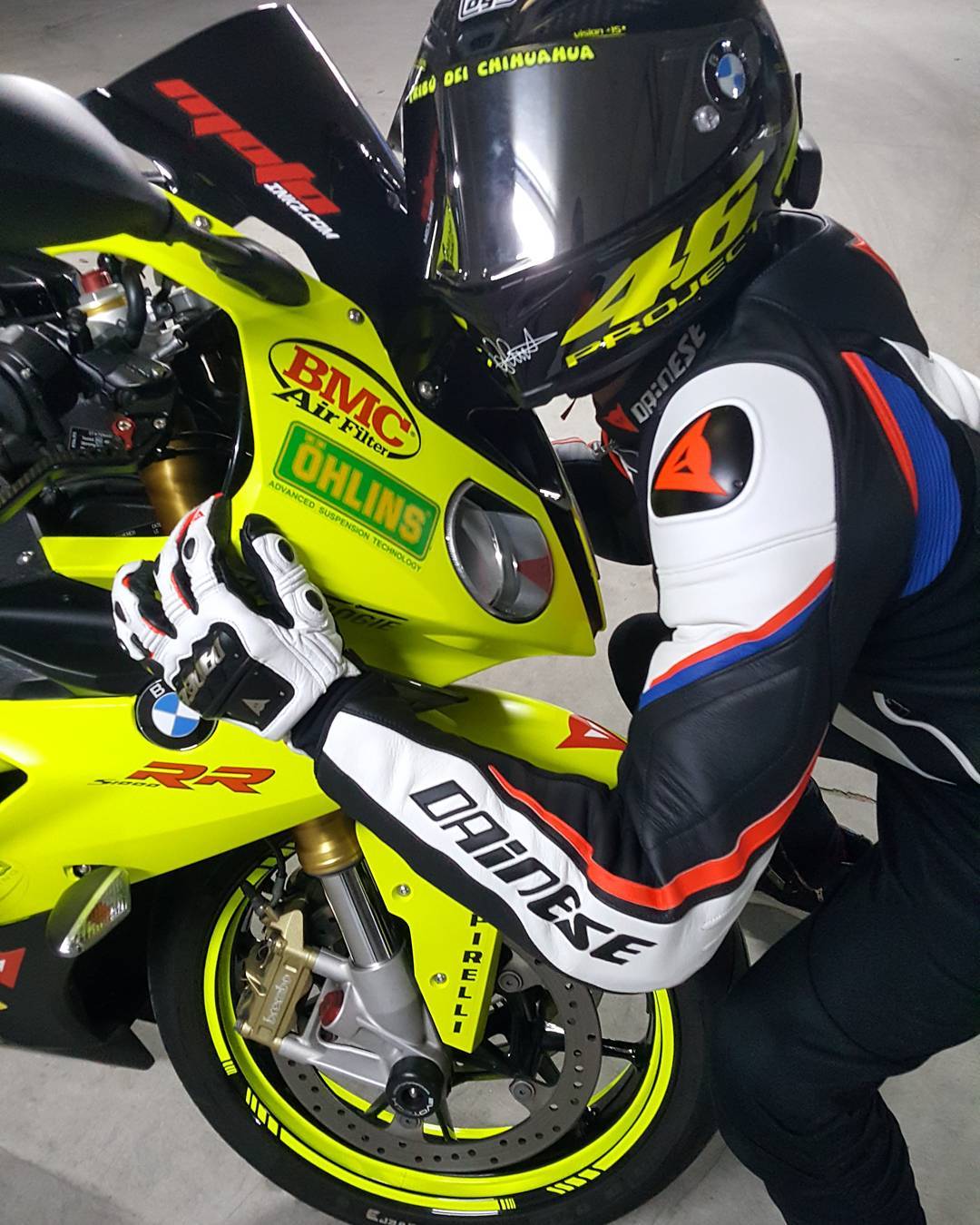 Custom Wrapped BMW S1000RR in Australia ‘Fluorescent Green’ - ModifiedX