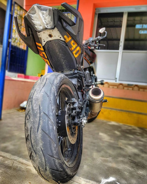 [Modified] New KTM Duke 390 2017 Gloss Black - ModifiedX