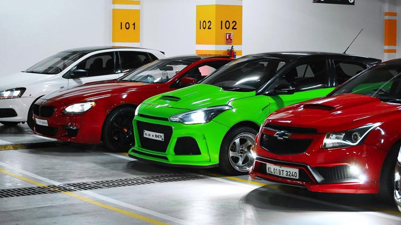 Hyundai i20 Custom green with wide body kit - ModifiedX