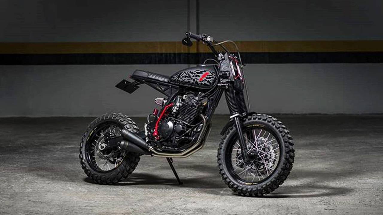 Custom Yamaha XR400 Into Modern Scrambler. - ModifiedX