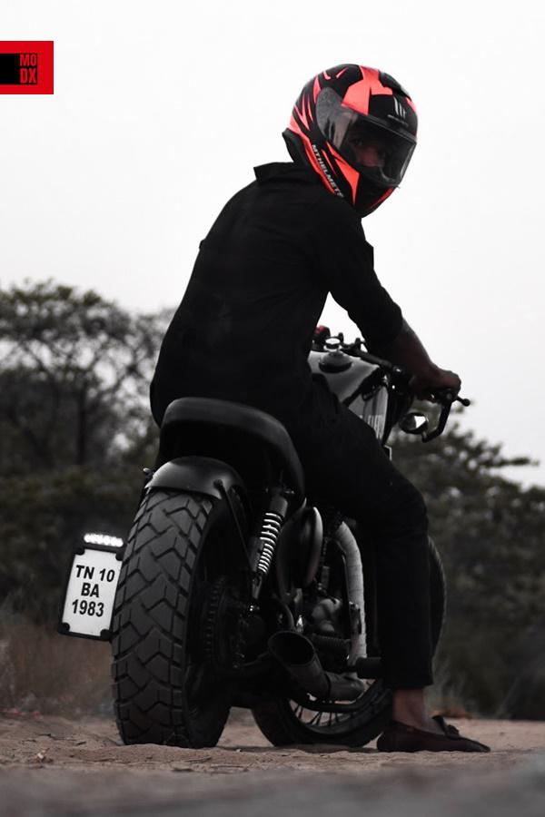 RE Classic 350 to HD Forty-Eight mod - ModifiedX